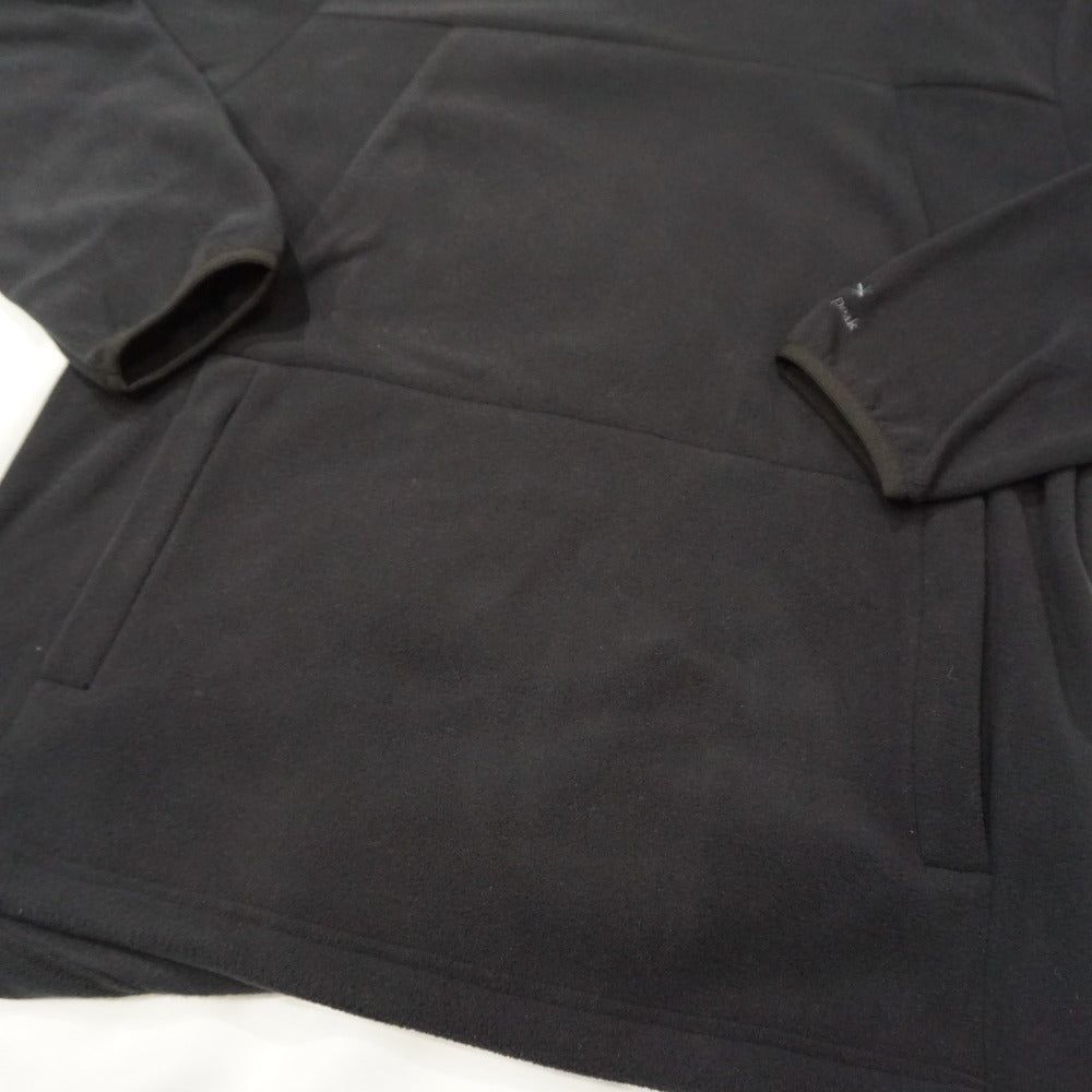未使用 スノーピーク（snow peak） Micro Fleece Hoodie マイクロフリースフーディ L Black SW-21AU ...